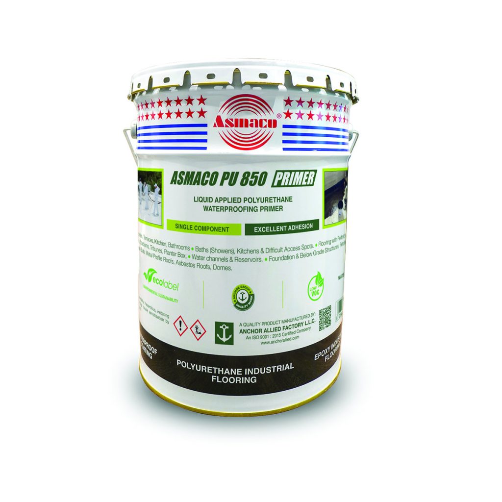 ASMACO PU 850 PRIMER - Waterproofing Primer - anchoralliedfactory